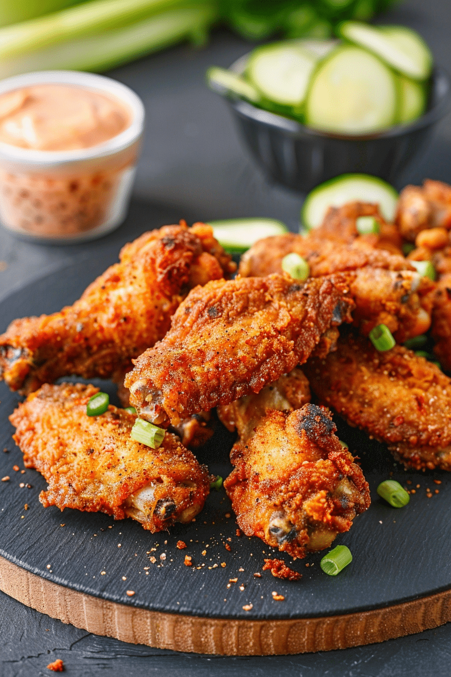 Air Fryer Breaded Chicken Wings
