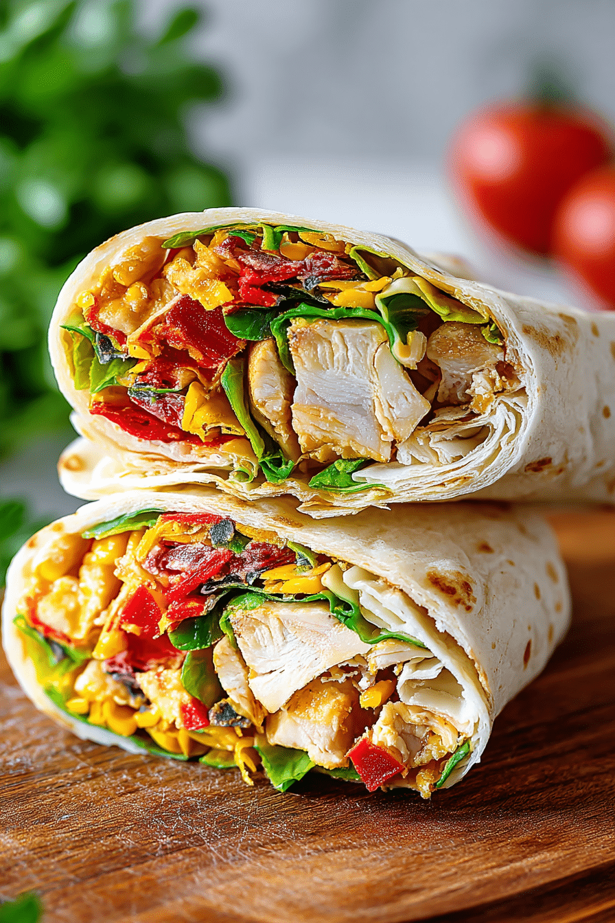 Crunchy Southwest Chicken Wrap