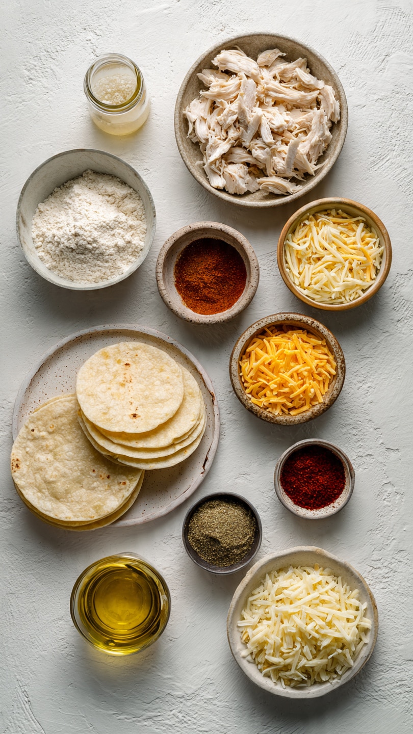 cheesy chicken mini tacos